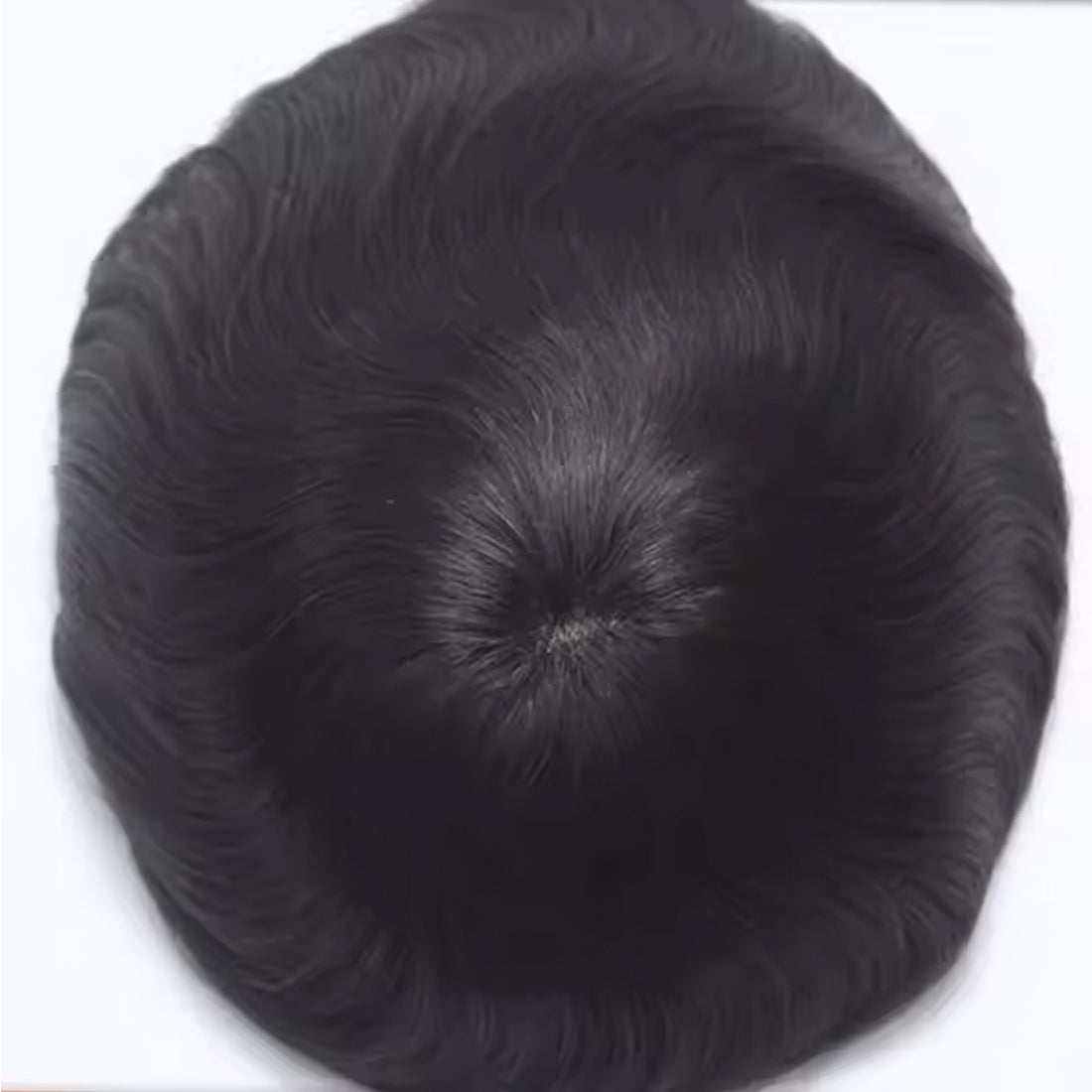 MEN HAIR TOUPEE to cover full head for hair loss solution